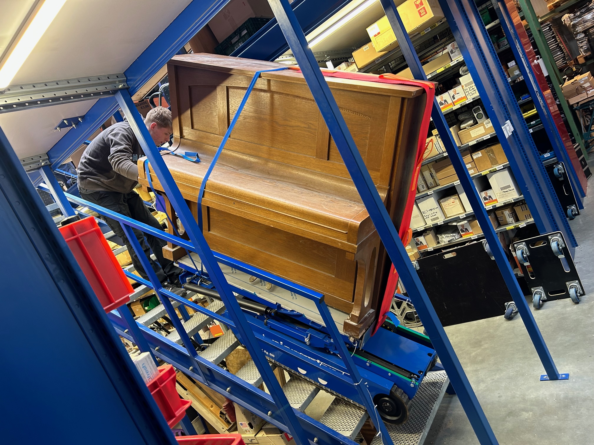 Klaviertransport mit einem Pianoplan - MARTENS TRANSPORT